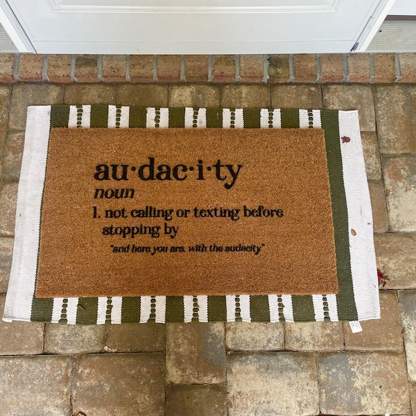Funny Doormat for Outside | Sassy Welcome Mat | Rude Patio Decor ...