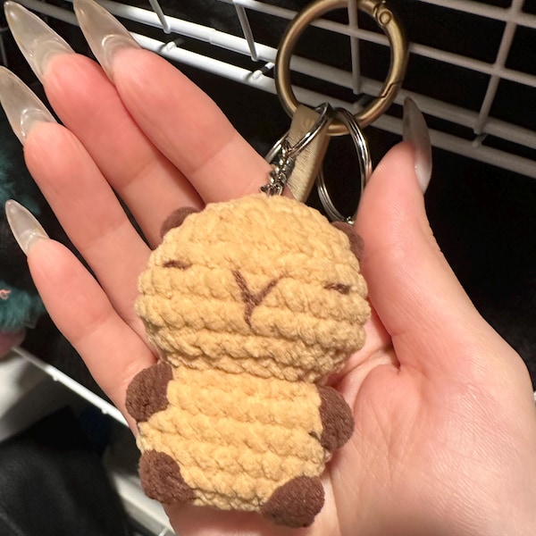 Cute Crochet Animal Keychains, Handmade Amigurumi Plush Bag Charms ...