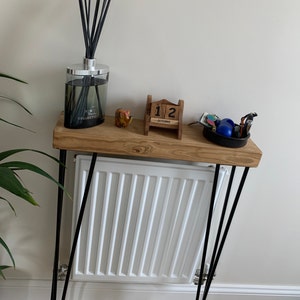 Rustic Radiator Shelf Console Table - Etsy UK