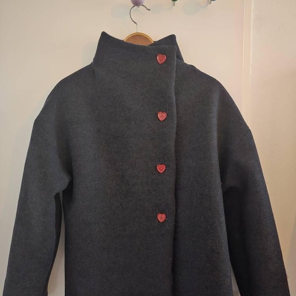 Sewing Pattern Funnel Neck, PDF Pattern | Video Tutorial |high Collar ...
