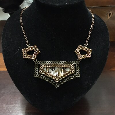 CHIMERE Beaded Necklace Beading Tutorial Beadweaving Pattern Seed Bead ...