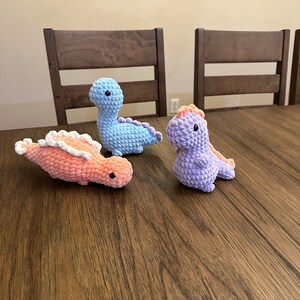 Dinosaur Jurassic World No Sew Crochet Pattern, No Sew Amigurumi ...