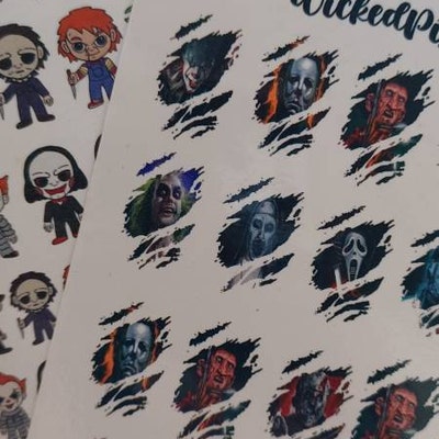 Drip Happy Face Smile Nail Decals for Acrylic and Press on Nail Art ...