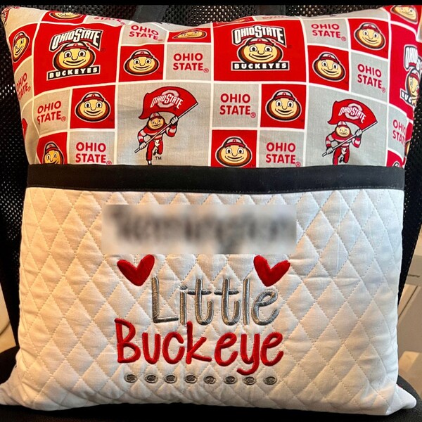 Little Buckeye Machine Embroidery Design 4x4 5x7 6x10 Team Instant ...