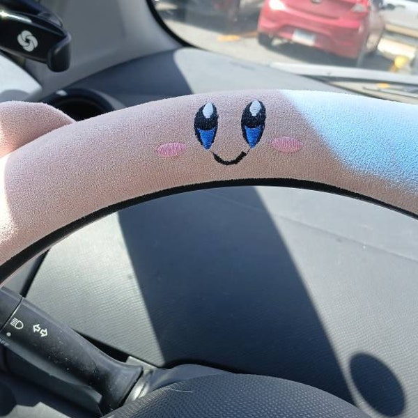 Retro Fashion Beige Brown Steering Wheel Cover,custom Text Four Seasons ...