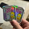 The Simpsons Mr Sparkle Sticker - Rainbow Foil Hologram - Etsy