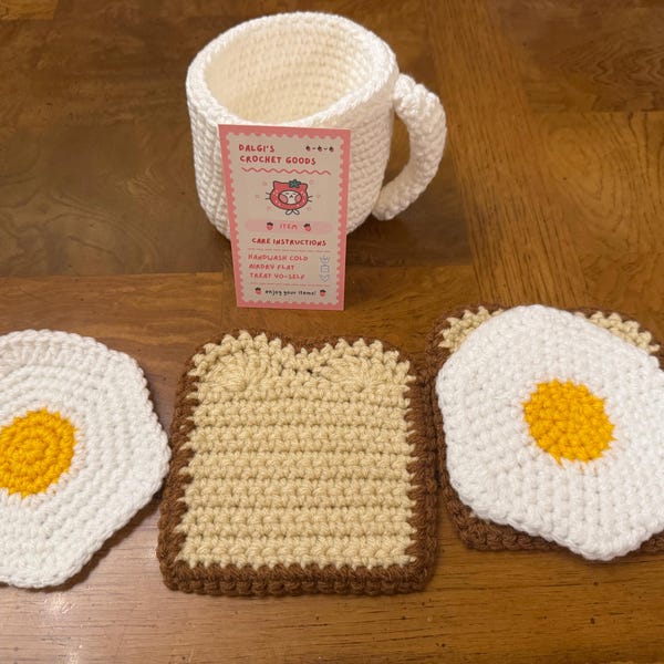 Sakura Cherry Blossom Crochet Coaster | Cute Japanese Beverage Drink ...