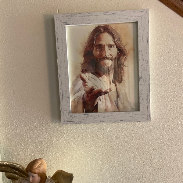Come Follow Me, Digital Download, Jesus Christ Art, "engraved on His ...