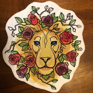 JUMBO Embroidered Skull and Snake Applique Patch, Military Patch, Biker ...