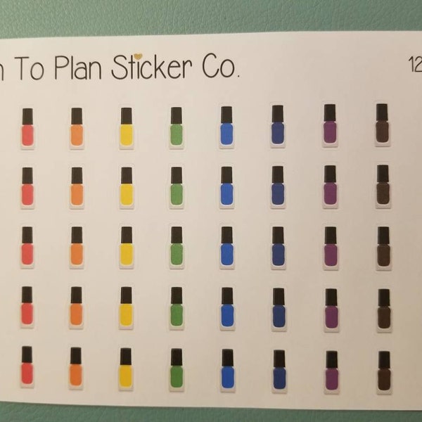 1203~~nail Appointment Reminder Planner Stickers. - Etsy