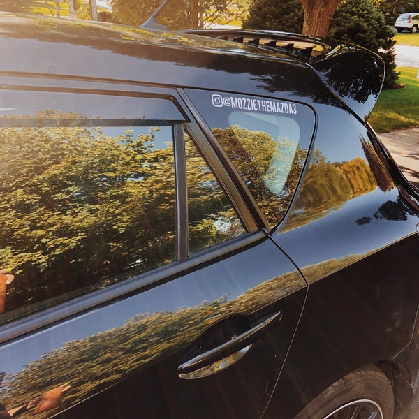 Instagram Vinyl Decal | Instagram Custom Decal | Window Decal ...