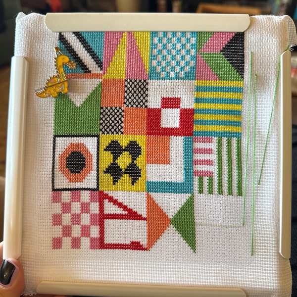 Zebra Punch Needle Pattern PDF Beginner Pattern How to Punch Needle ...