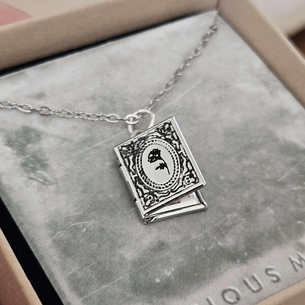 Sterling Silver Art Deco Locket, Personalised Round Photo Locket, 1920s ...