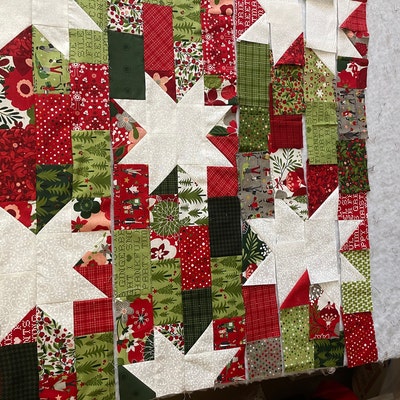 PDF PATTERN Staggered Bricks Quilt..4 Design Variations - Etsy