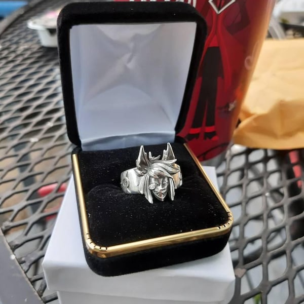 Vampire Jewelry Fang Rings, Minimal Occult Design in Silver or Gold ...