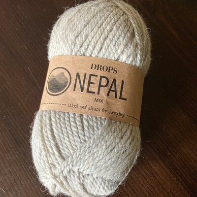 DROPS Nepal Wool Yarn Knitting Yarn Aran Weight Yarn - Etsy