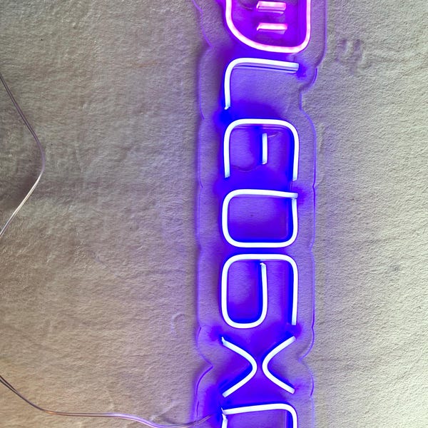 Gamer Neon Sign Custom, Game Room Decor, Personalized Gamer Tag Sign ...
