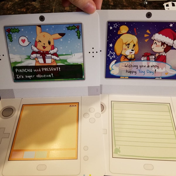 Nintendo Christmas Card | Cute Christmas Card, Geek Greeting Card ...