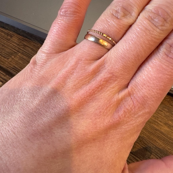 600-25 14K Yellow SOLID Gold Ring, Pattern Ring, Width2.5mm - Etsy