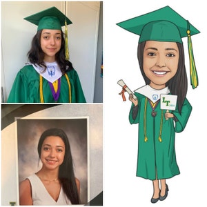 Custom Doctor Gift Caricature Drawing for Frontliner: | Etsy