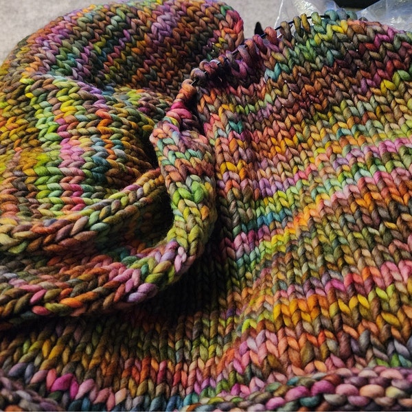 Malabrigo Rasta in Color Diana, Super Bulky Merino Wool Knitting Yarn ...