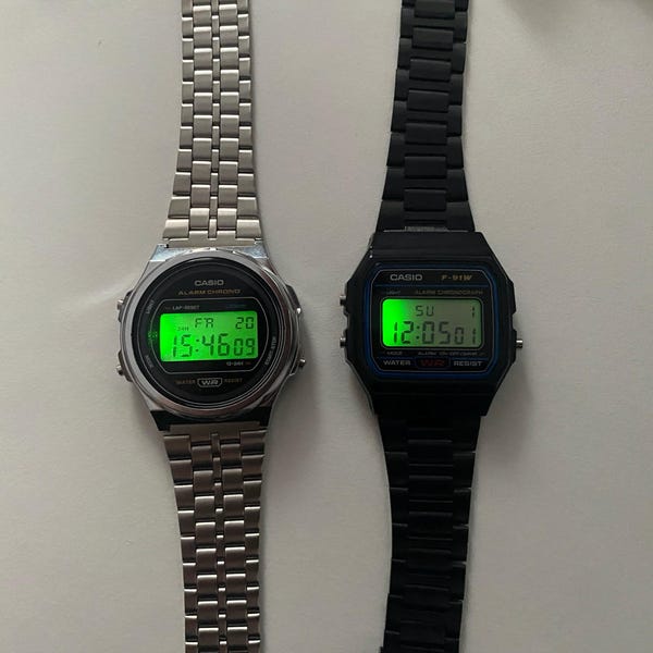 Kombi-Armband Adapter für Casio AE-1200WH, AE-1500WH, W-218H, W-800H ...