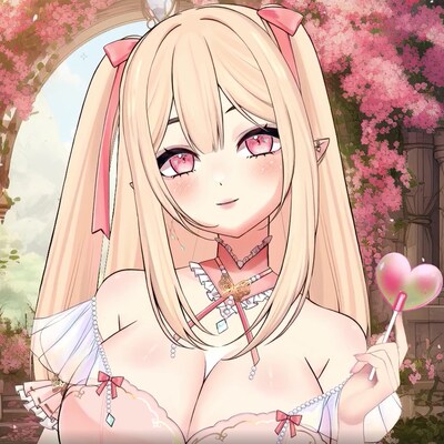 Vtuber Asset Rigged Cherry Crush Slush - Etsy