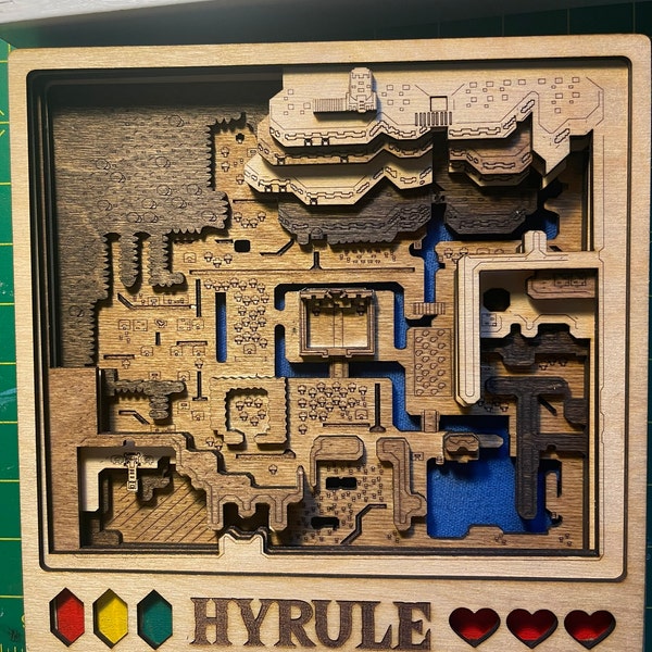 Laser Cut Files | Game B. Cartridge Frame - Zelda | the Legend of Zelda ...