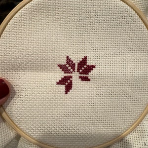 Palestinian Embroidery Cross Stitch DIY Tatreez Kit 5in Hoop With 4 ...