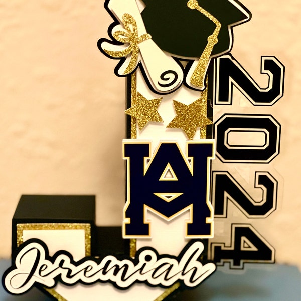 Graduation 3D Letter | Graduation Centerpieces | Graduation Decorations ...