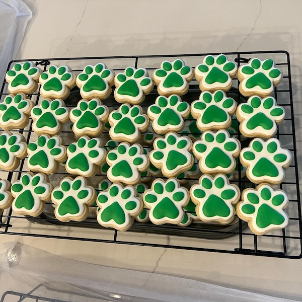 Paw Print Cookie Cutter. Dog Print Cookie Cutter. Dog Paw Print Cookie ...