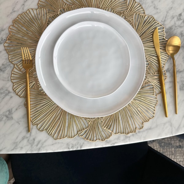 Romantically Modern Organic Party Plates. Disposable Wedding Party and ...