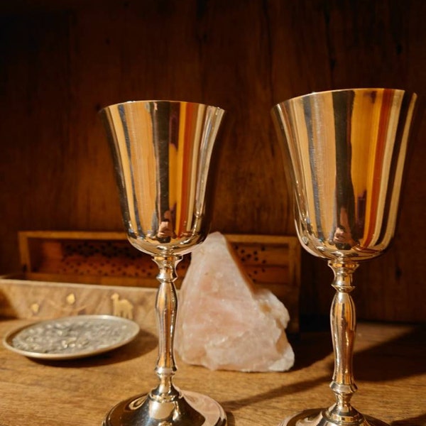 Stoneware Pottery Witches Cup Goblet Chalice Blessing Ceremonial Ritual ...