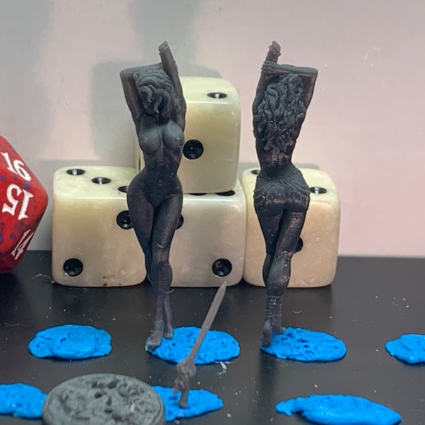 Taura the Oracle Pinup Fantasy Miniature Dnd Miniature Dungeons and ...