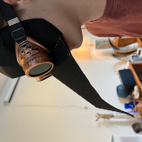 Printable Paper Plague Doctor Mask Spy Vs Spy Bird Mask DIY Foldable ...