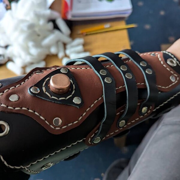 Handmade Hand Stitched Genuine Leather Steampunk Biker Face Mask, Mouth ...