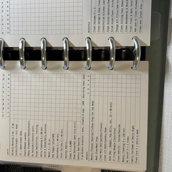 Vertical Weekly Planner B6 Inserts, Weekly Agenda WO2P, Weekly Printable Planner Undated ...