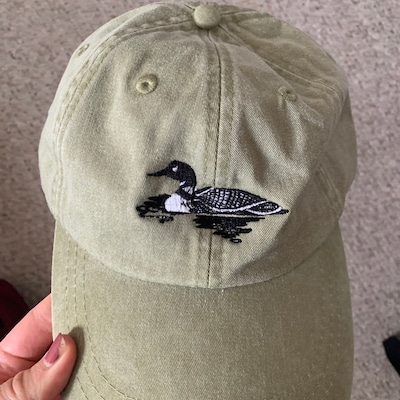 LOON BIRD HAT One Embroidered Men Women Wildlife Baseball Cap Price ...