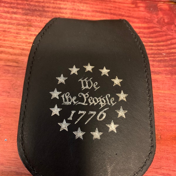 Three Color Layered Leather Pocket Flag Hankie BDSM Kink - Etsy