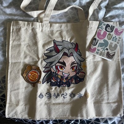 Genshin Impact's Sumeru Style Vision Patches. Pyro, Hydro, Cryo ...