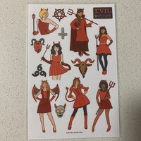 GYM EXERCISE Sticker Sheet // Aesthetic Cute Fitness Workout Strong ...