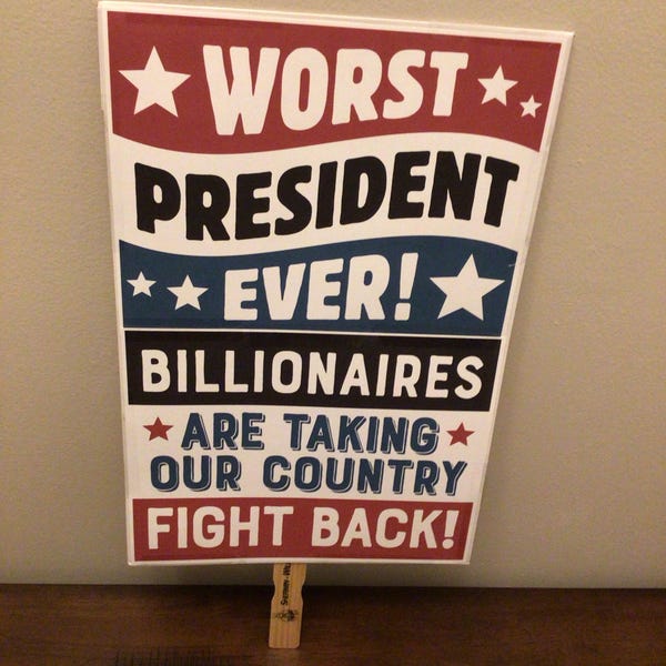 Worst President Ever PRINTABLE Protest Poster | Impeach, Anti Trump ...