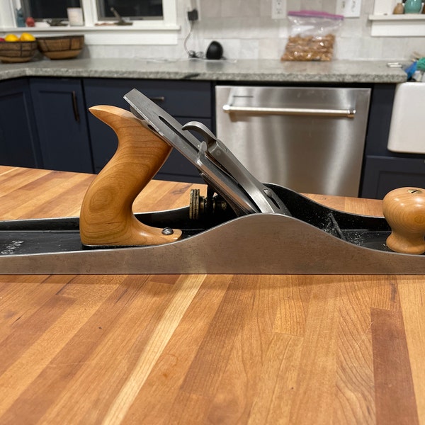 Hand Made Walnut Plane Tote & Knob for Stanley No 5 Thru 8, 605 Thru ...