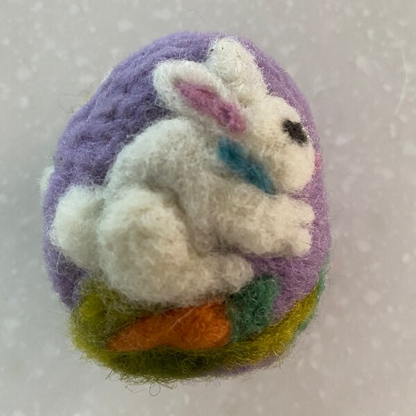Easter Egg Needle Felting Kit DIY - Etsy