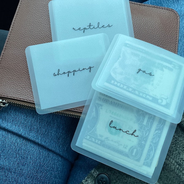 Mini Cash Envelopes Vellum Matte Cash Envelopes Wallet Size Cash ...