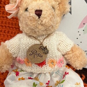 Aaron the Bear Upcycled Soft Toy by Second Hugs/cuddly Toy/ Teddy Bear ...