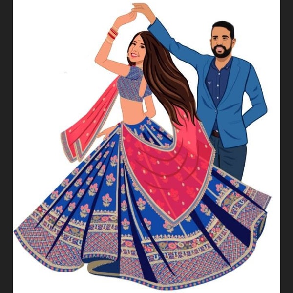 Custom Full Detailed Digital Portrait Illustration - Personalised ...