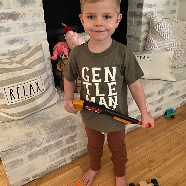 Gentleman Olive Green Baby & Kids T-shirt • Unique Trendy Graphic Kids ...