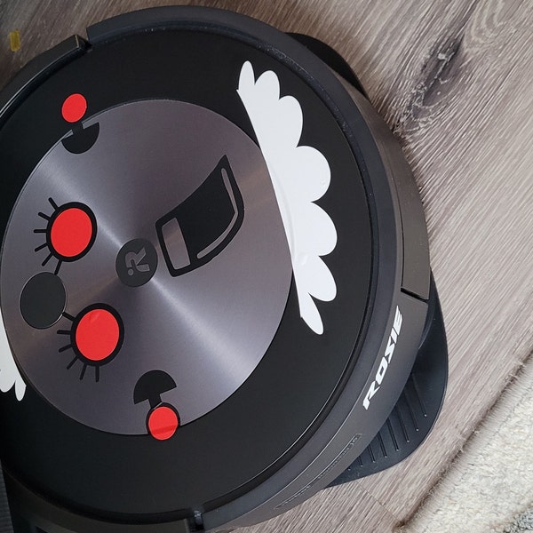 Original Deluxe Rosie the Robot Face Decals for Your Robotic Floor ...
