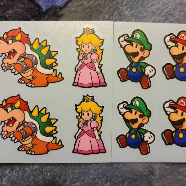 BOWSER Vinyl Decal From Super Mario Bros. Choose Your Favorite! Paper ...